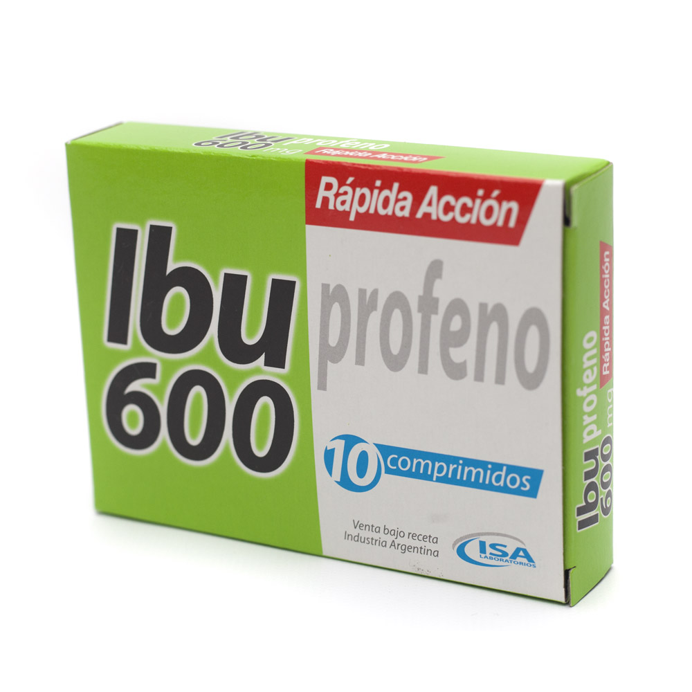 IBU 600 MG. X 10 COMP. ISA – DROGUERÍA GENERIA