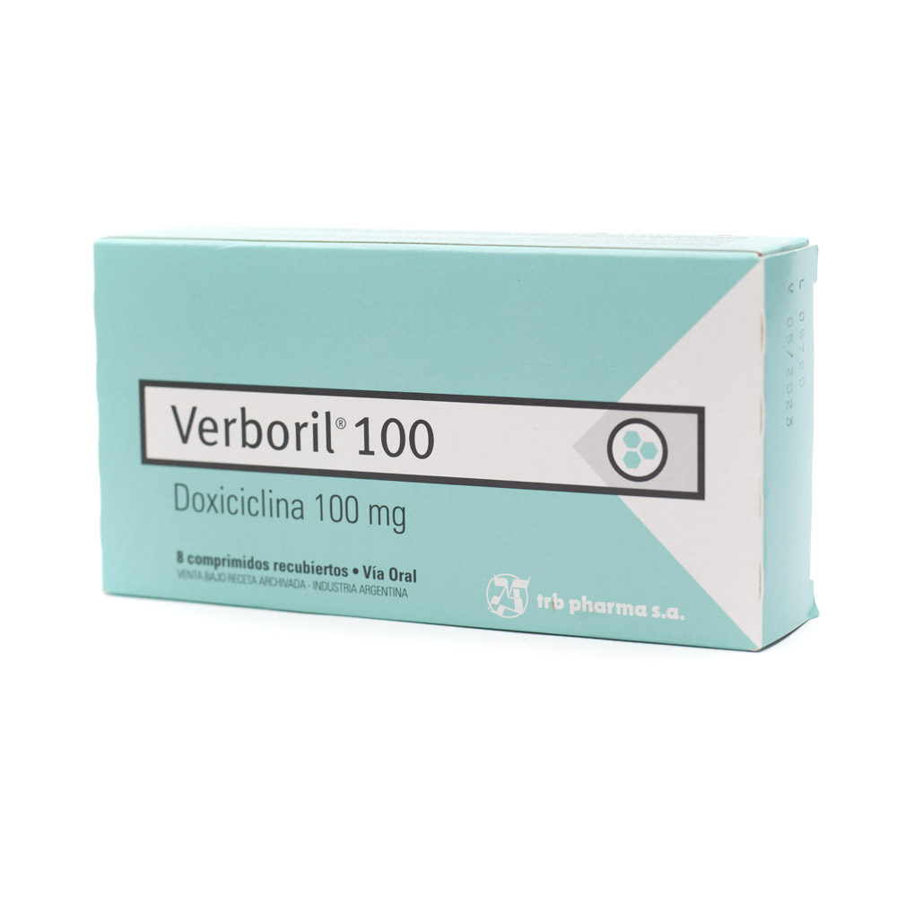 DOXICICLINA 100mg x 8 compTRB – DROGUERÍA GENERIA