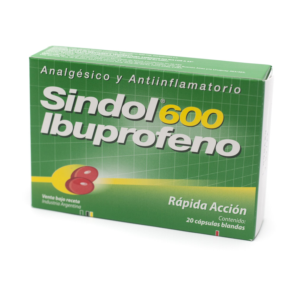 IBUPROFENO 600 mg x20 c – DROGUERÍA GENERIA
